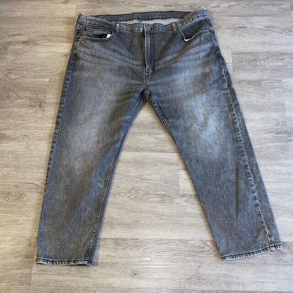 Levi's | Jeans | Levis Pants Mens 46 Gray Denim Jeans 52 Regular ...